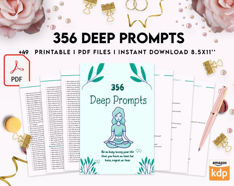 365 Journal Prompts, Mental Health Journal, Self Care Journal, Writing ...