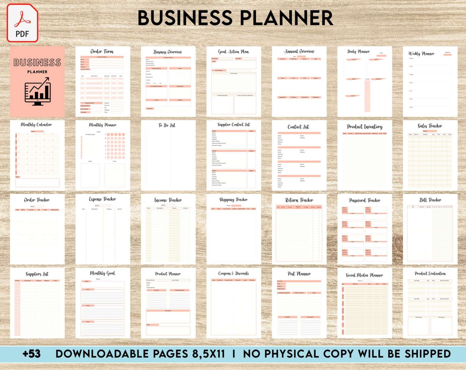 Business Planner, Small Business Plan, Online Business planner ...