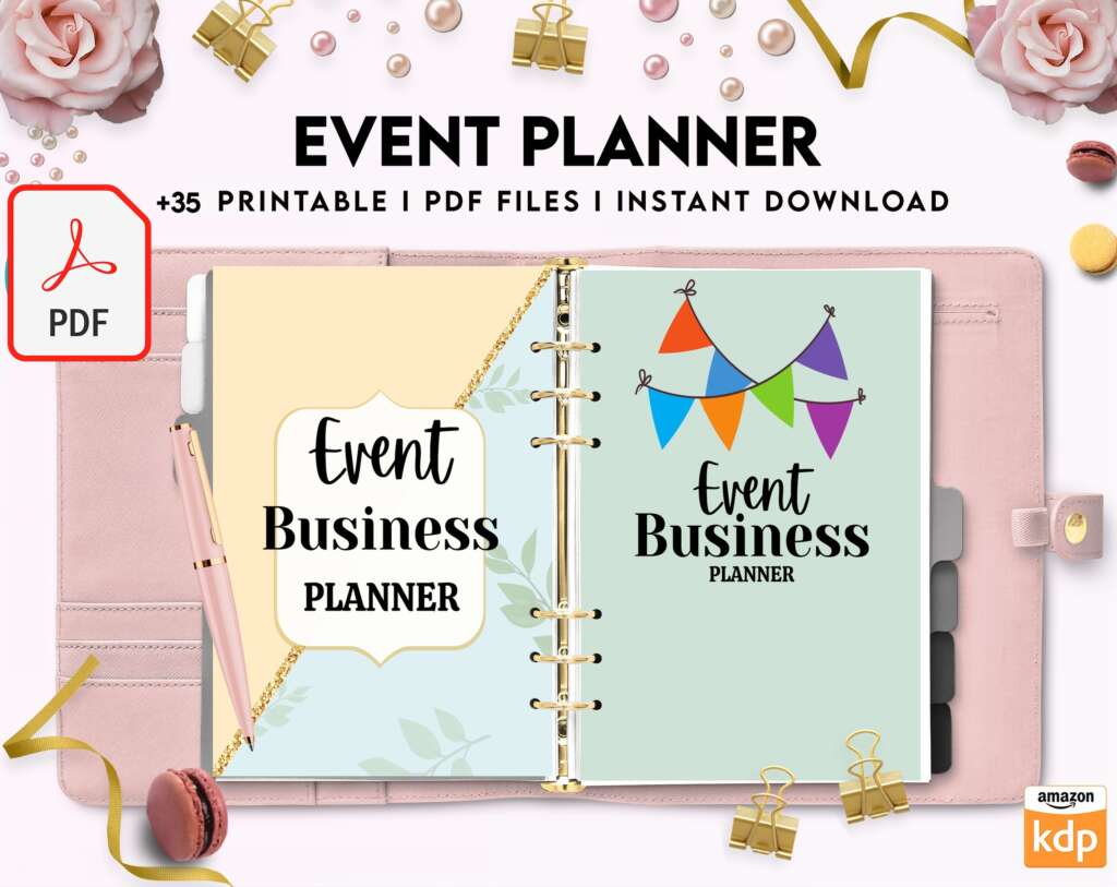 Event Planning Business Planner, Order form, Invoice, Tracker... , 35 ...