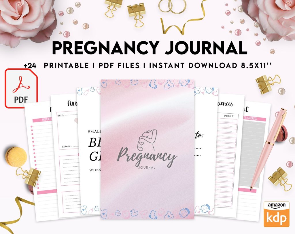 Pregnancy Journal, Pregnancy Keepsake Planner, Hospital Packing List ...