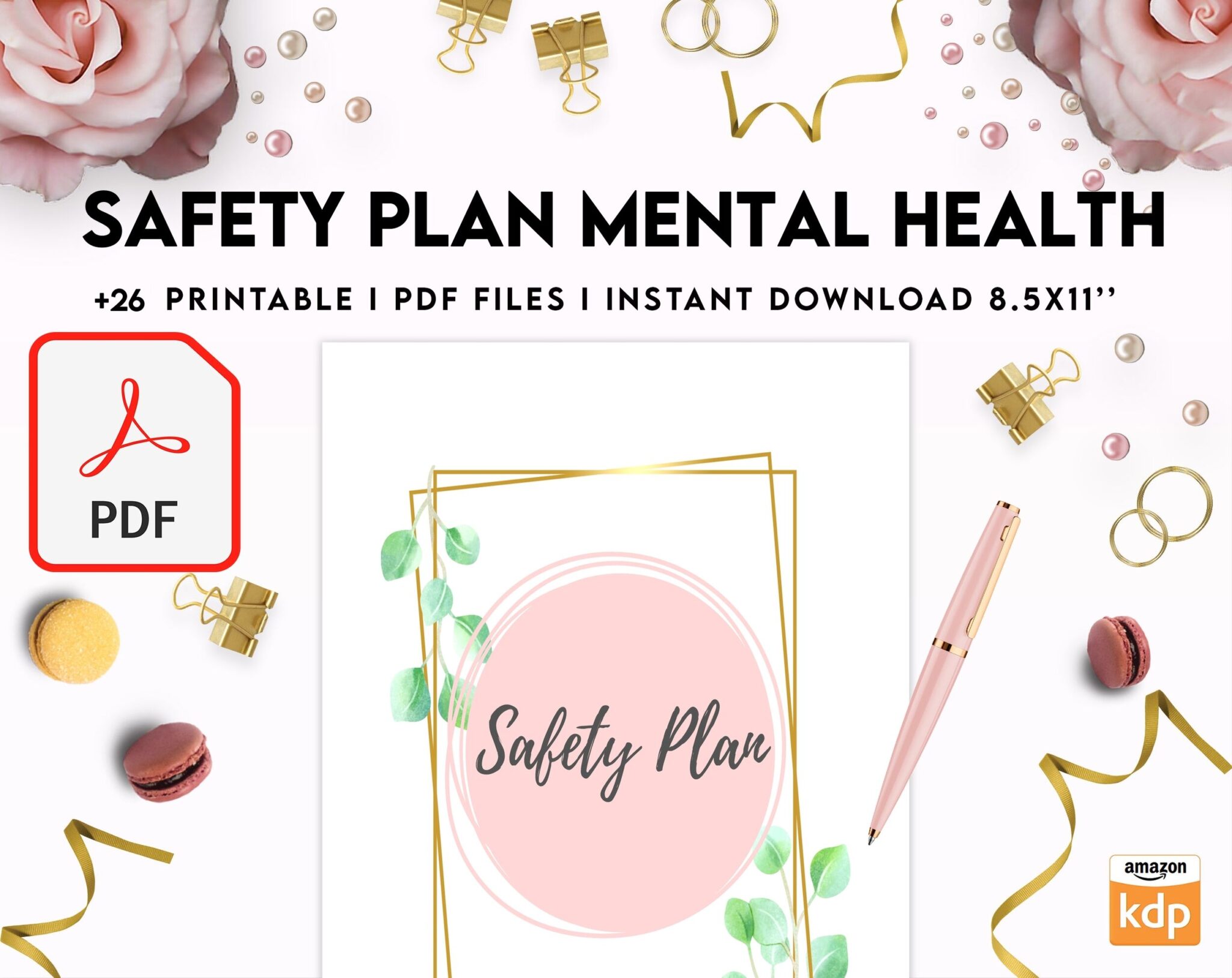 Safety Plans Journal, Mental Health Worksheets, Problem Solving, Self ...