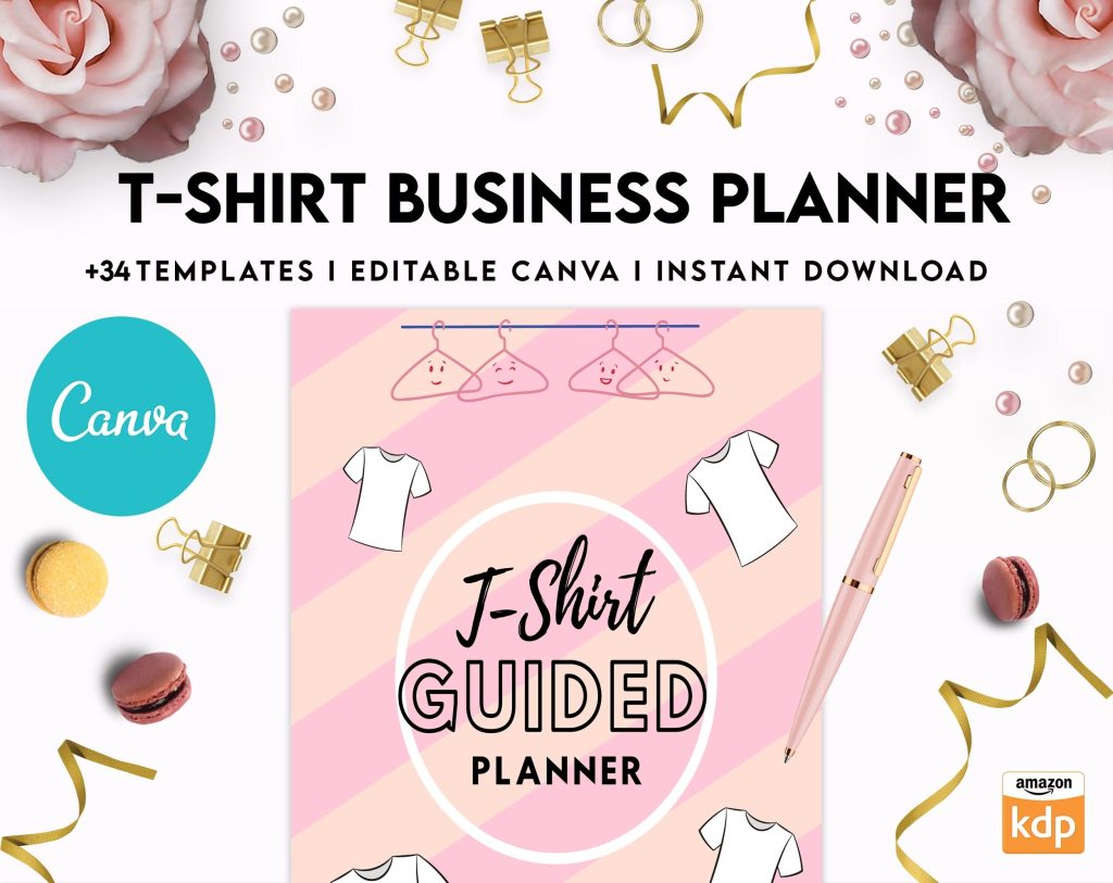T-shirt Business Starter Kit, Planner Template, T-shirt Order form ...