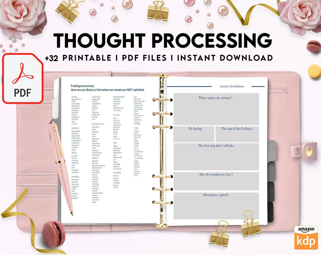 The Thought Field Therapy Journal, Thought Processing Journal Pages for ...