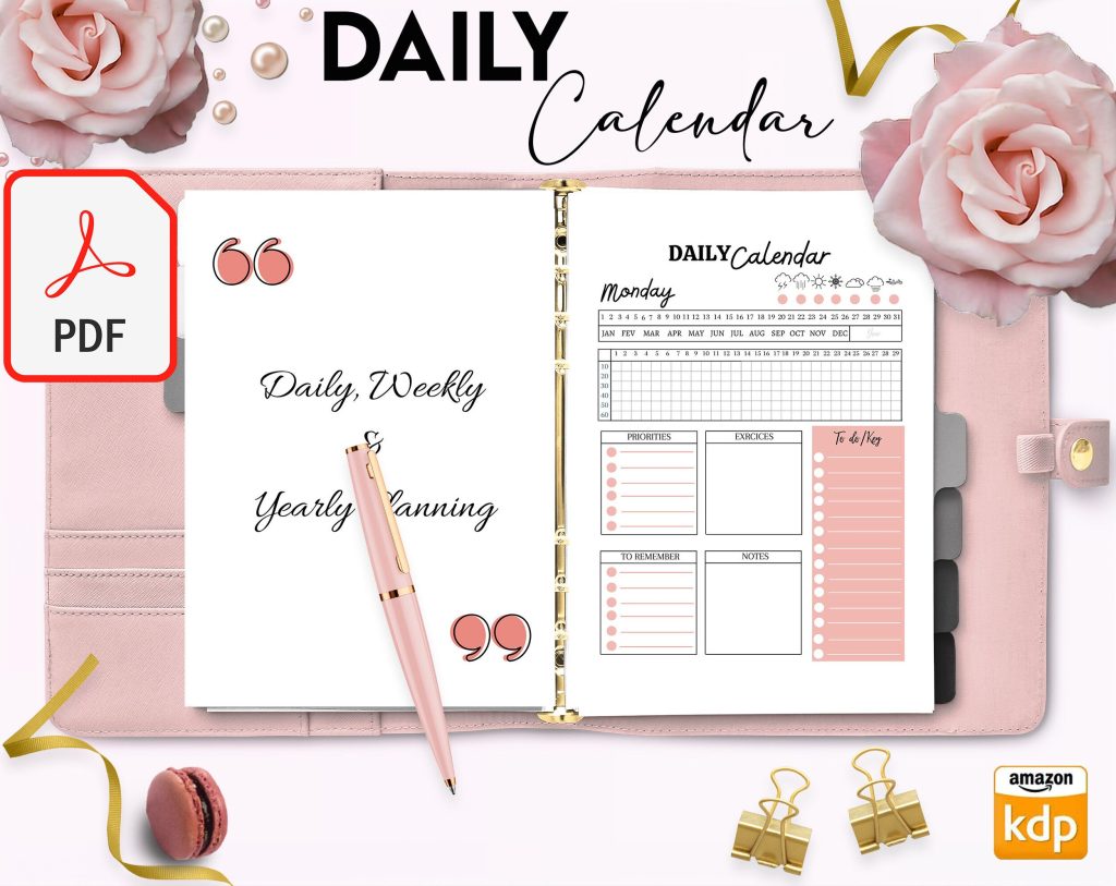 Adult ADHD +160 Pages Life Planner for Journal, Printable PDF size 8 ...