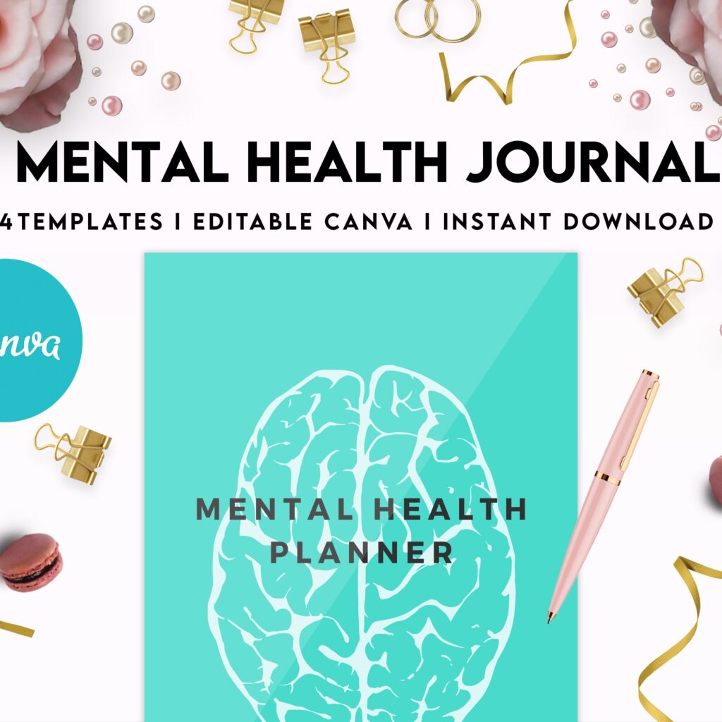 Canva editable Mental Health Templates, 8,5x11 inch A4 size, For ...