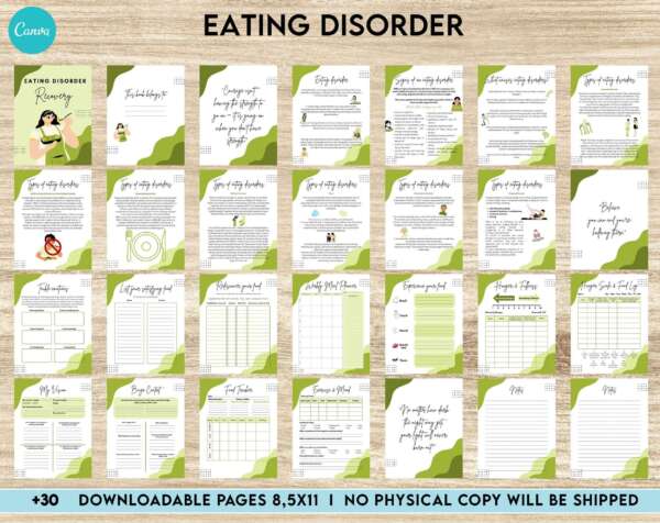 Stress Eating Disorder Journal, Eating disorder, Anorexia, Bulimia ...