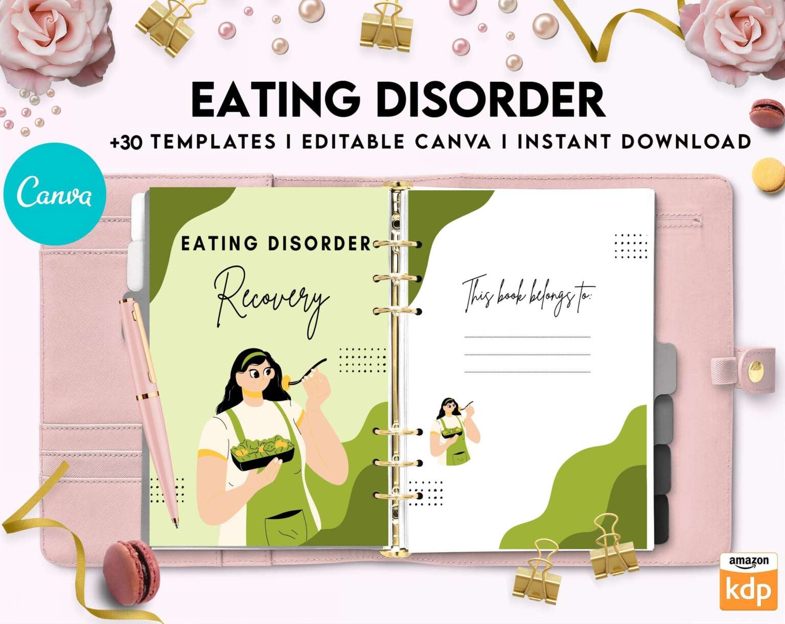 Stress Eating Disorder Journal, Eating disorder, Anorexia, Bulimia ...