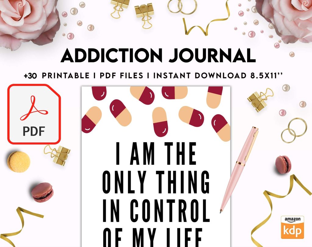 Addiction Recovery Worksheets, Therapy Journal, Self Care Self Love ...