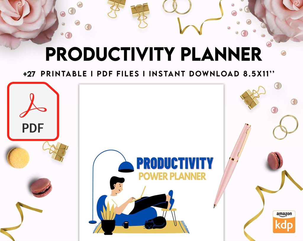 Productivity Planner Journal,daily schedule,daily to do, productivity ...
