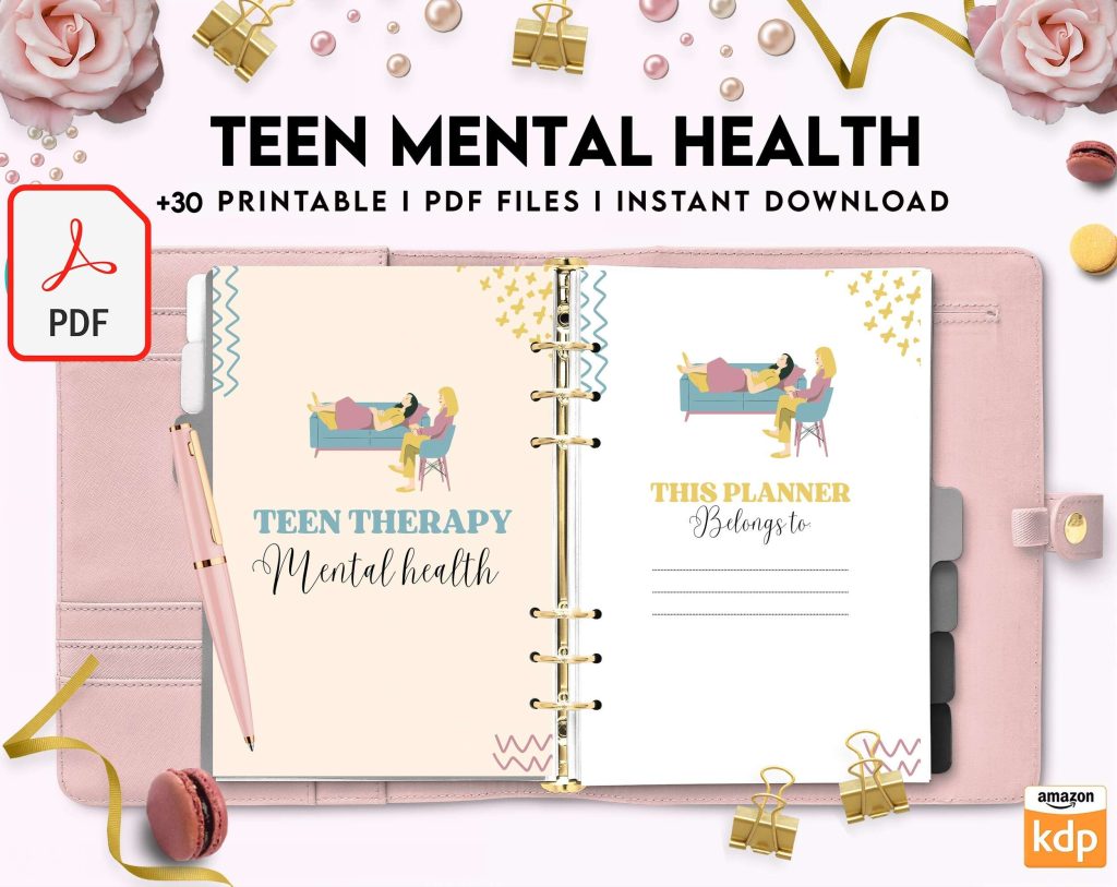 Teen Mental Health, teen therapy journal , teen coping skills, teen ...