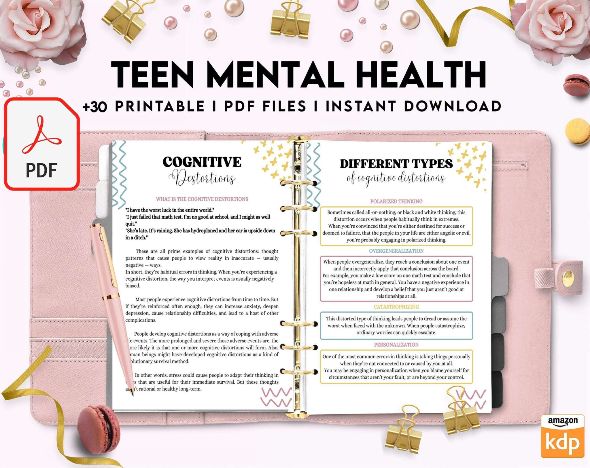 Teen Mental Health, teen therapy journal , teen coping skills, teen ...