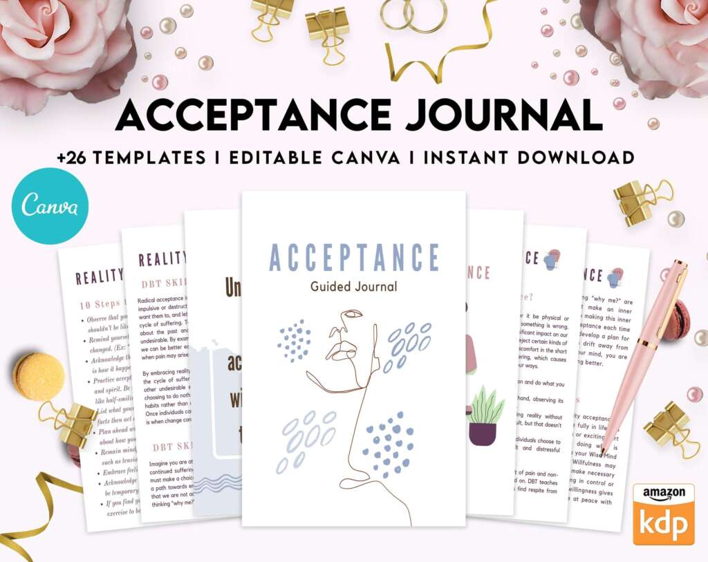 Acceptance and Commitment Therapy PDF, Self Care Planner, Mindfulness ...