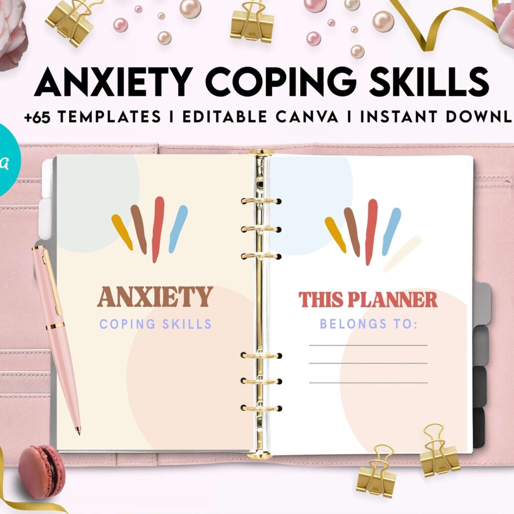 Anxiety Coping Skills for Teens, Anxiety Therapy Journal, Self Care ...