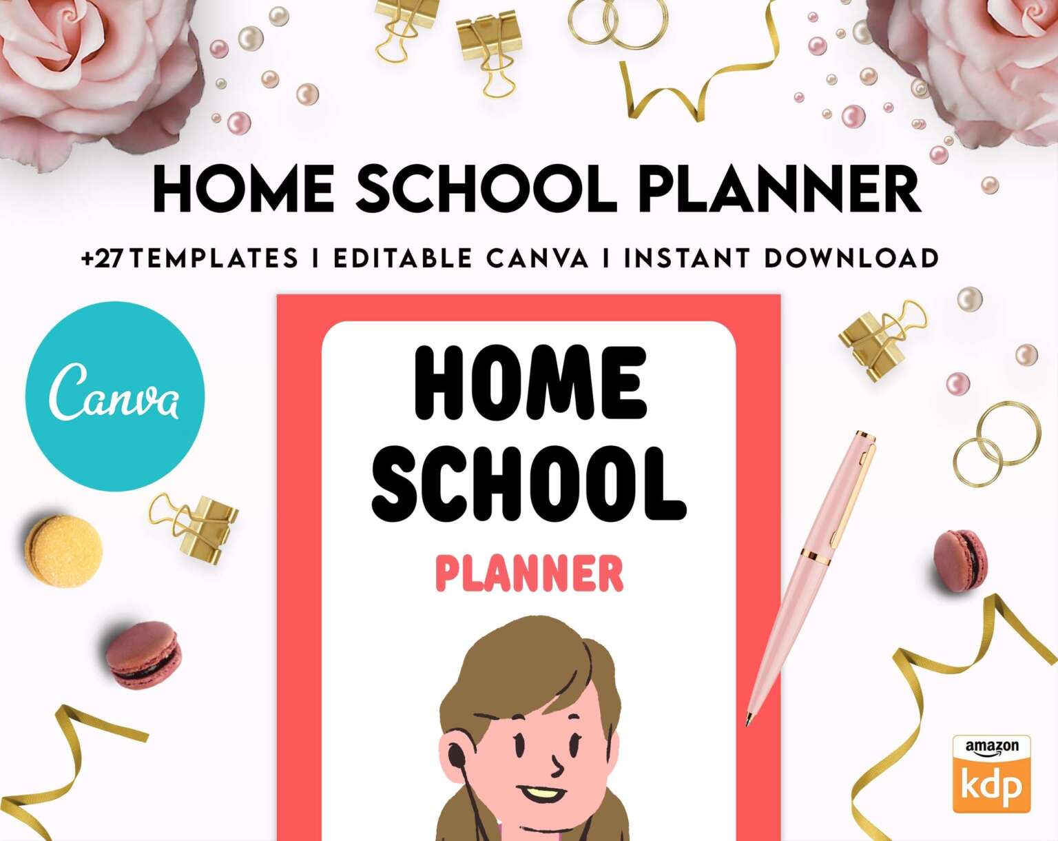 Homeschool Planner Printable, Daily Planning, Homeschooling Lesson ...