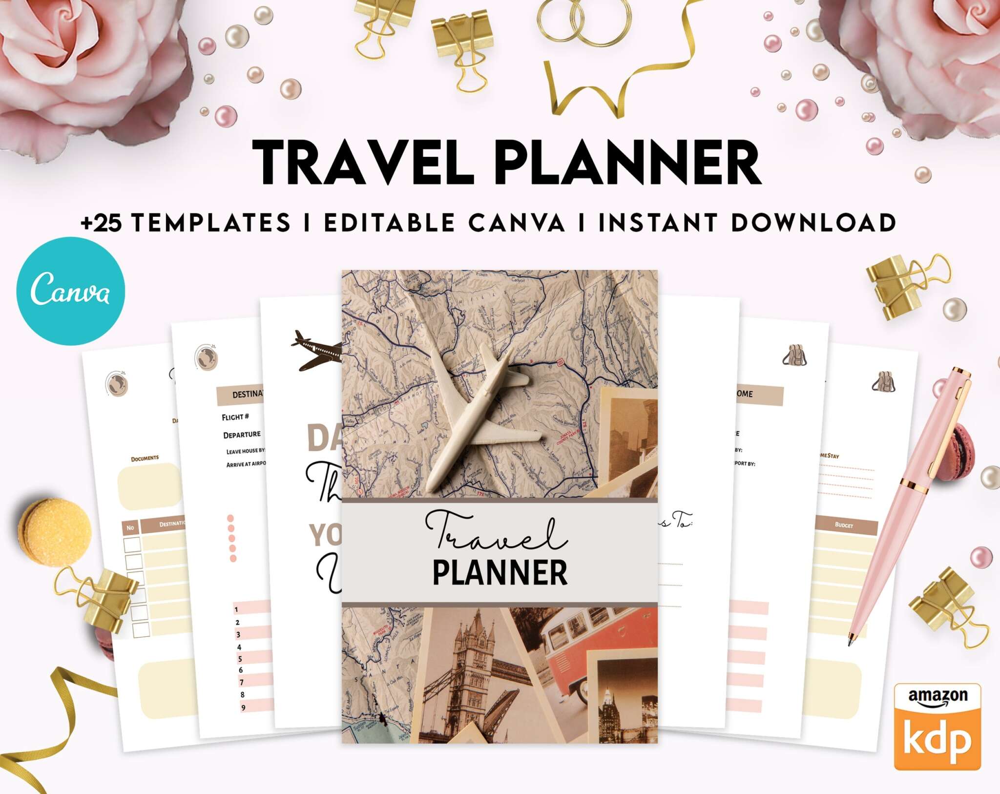 Business Travel Planner, Travel Checklist , Trip Organizer, Vacation ...