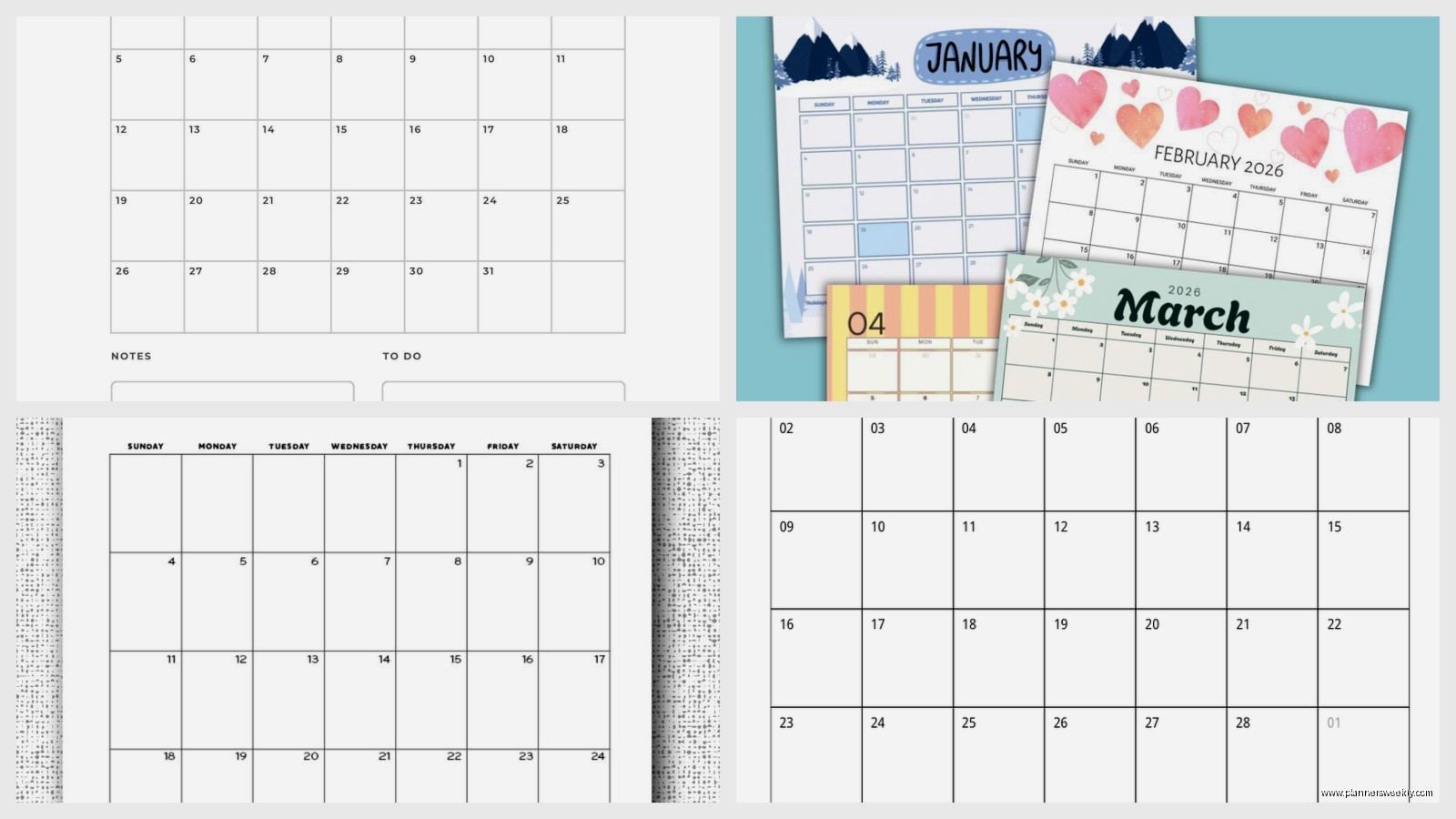2026 Monthly Planner Guide: Best Options & Reviews - Planners weekly