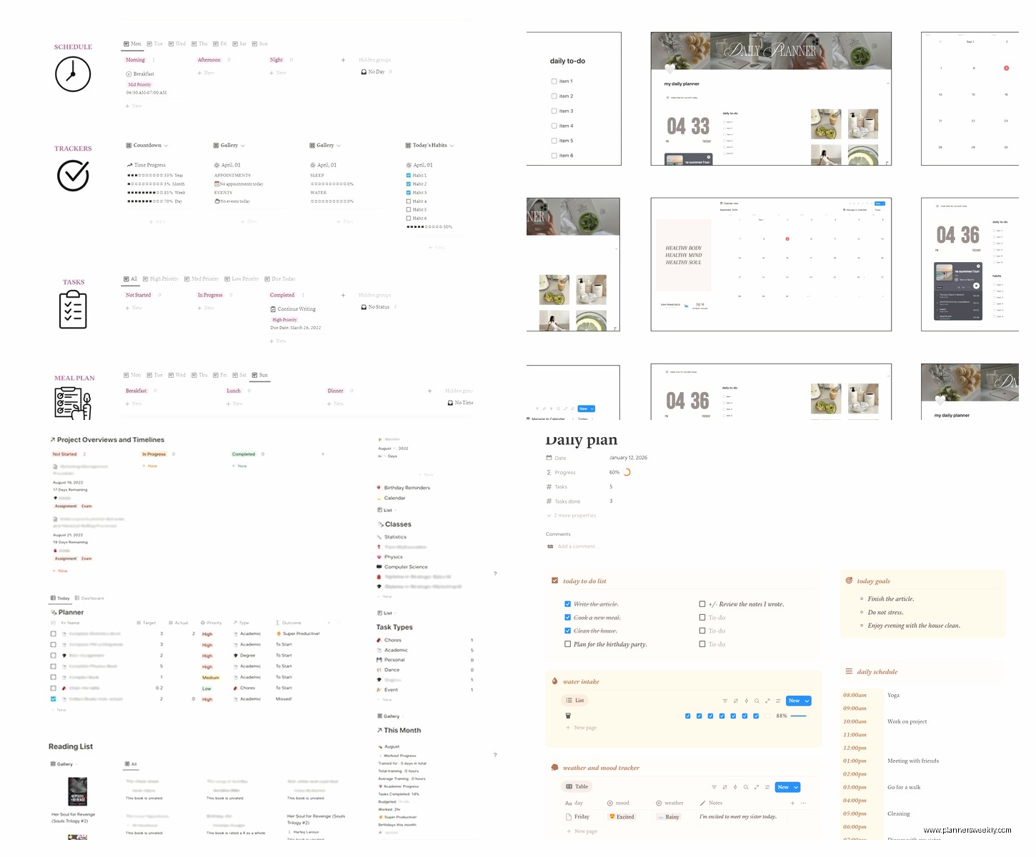Notion Daily Planner: Setup Guide & Templates - Planners weekly