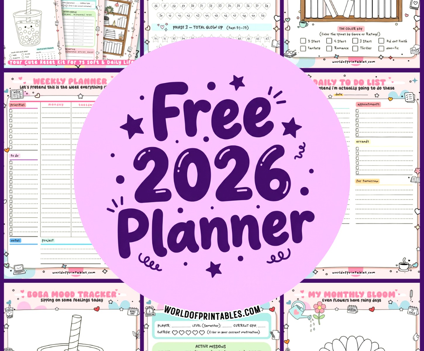 Printable Planner Guide: Free Templates & Custom Designs 2026 ...